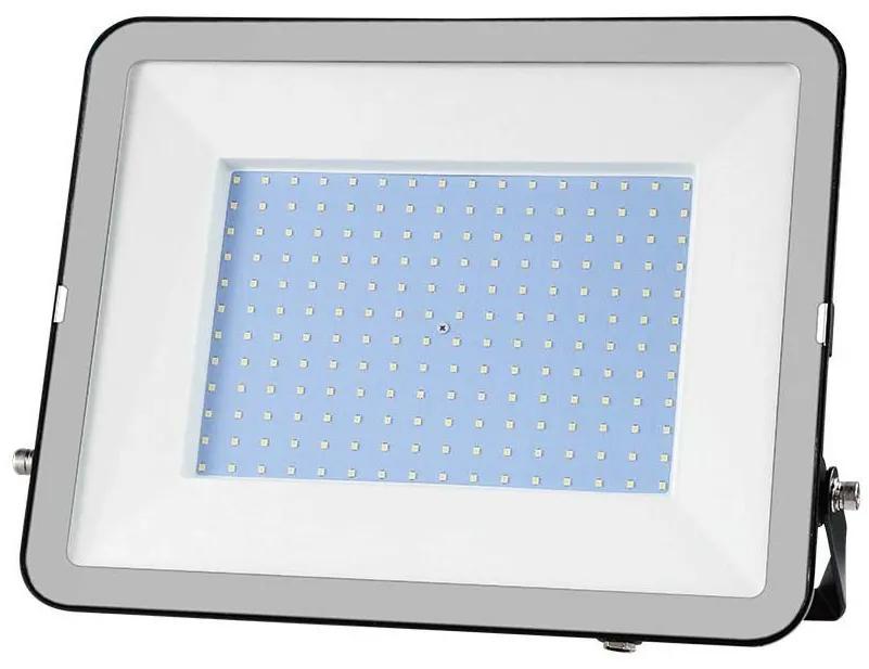 Černý LED reflektor 200W Premium Barva světla Studená bílá