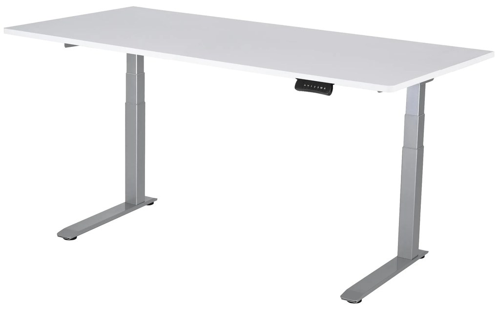 Výškově nastavitelný stůl Liftor 3segmentový premium C   deska 1800 x 800 x 25 mm bílá