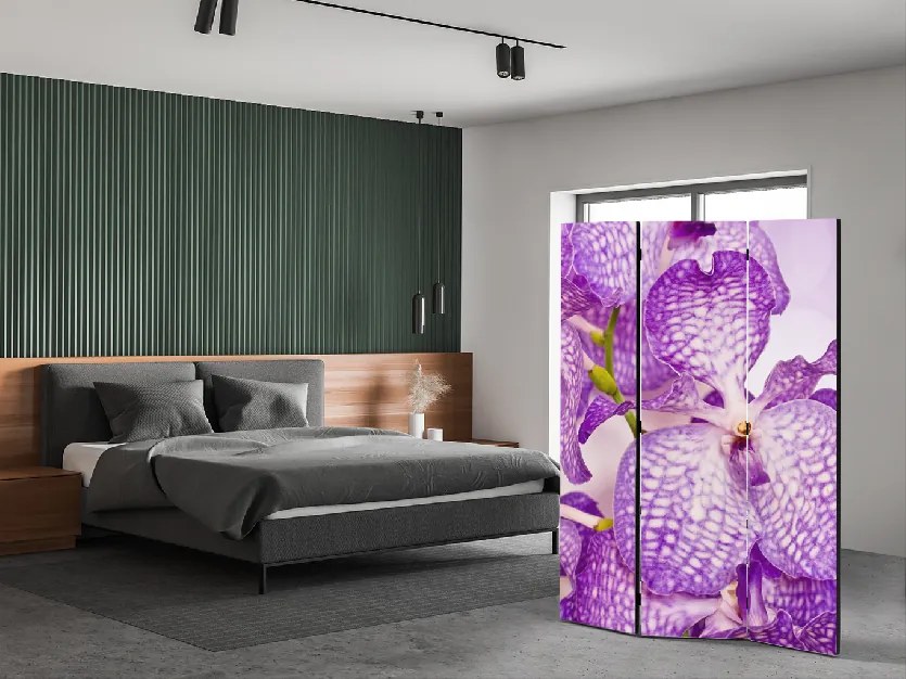 Paraván fialová orchidej Rozměr: 135 x 180 cm