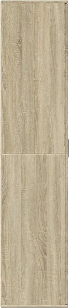 Botník dub sonoma 80 x 39 x 178 cm kompozitní dřevo 3276674
