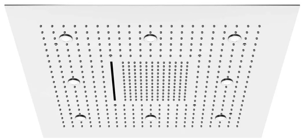 Steinberg 390 - Hlavová sprcha, 80x80 cm, 3 proudy, LED osvětlení, nerez 390 6680