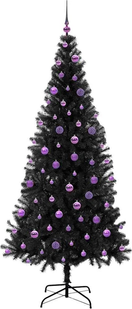 Vánoční stromeček Černá 210 cm PVC 3396493