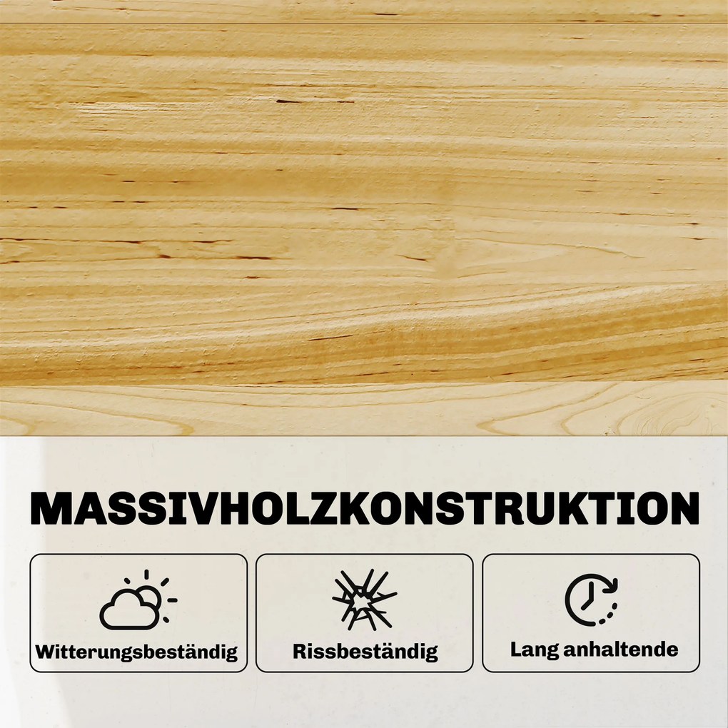 Outsunny Vyvýšený záhon s dřevěným chladicím rámem Vyvýšený truhlík s výklopným víkem Police z netkané textilie Ergonomický