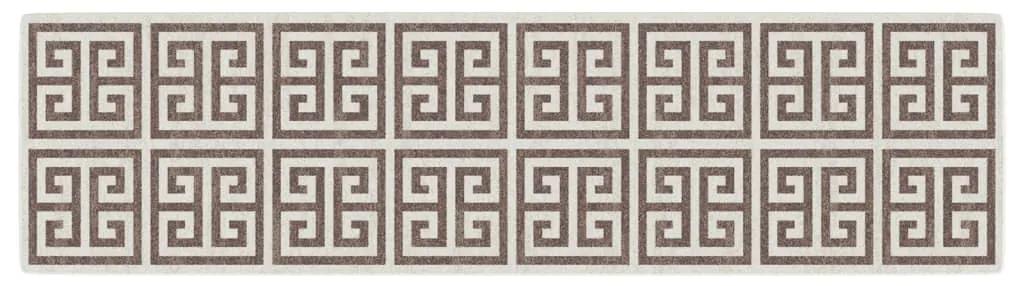 Vnitřní/venkovní koberec s krátkým vlasem vícebarevný 80x300 cm