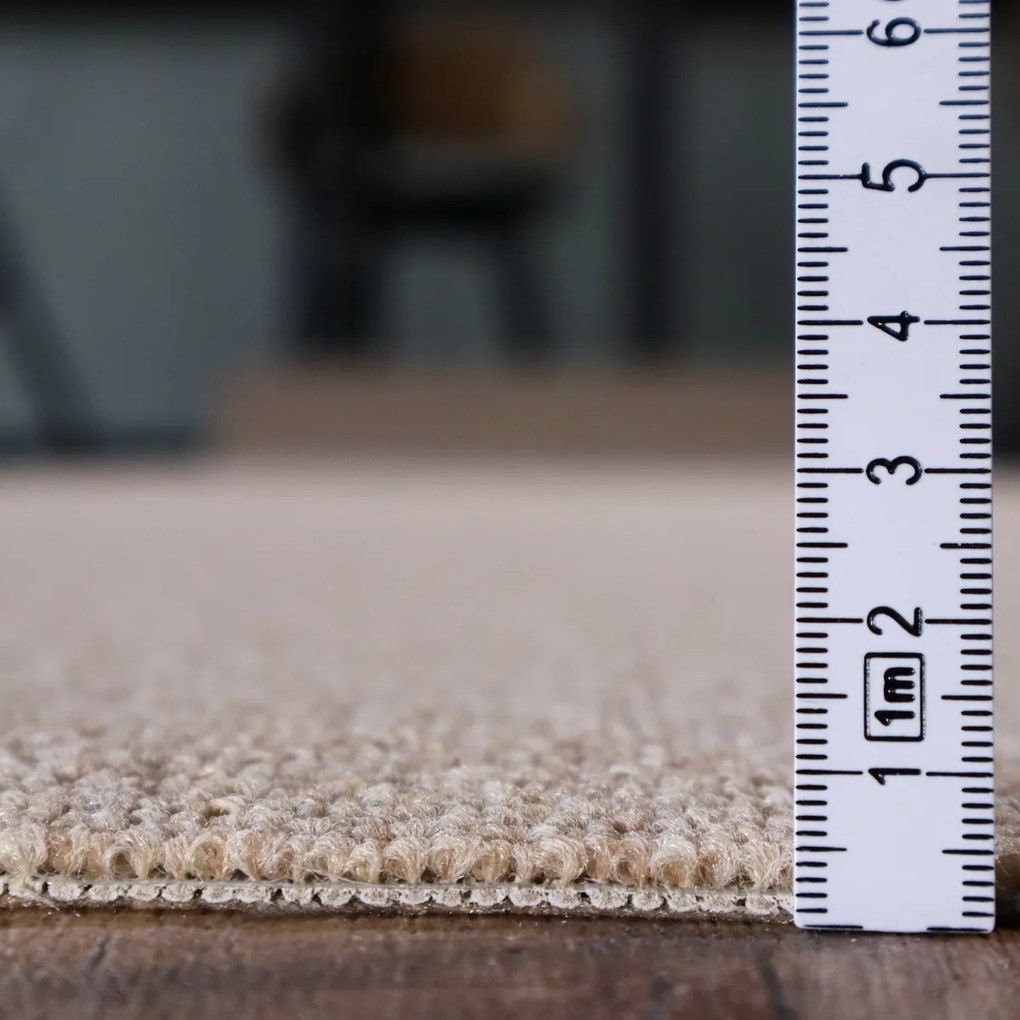 Condor Carpets, Metrážový koberec Rambo-Bet 71, na míru, šíře 4m,5m, béžová, filc, kuchyně