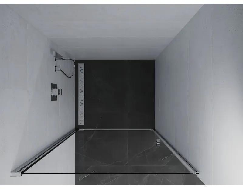 Mexen Pretoria otočné sprchové dveře 80 cm, Průhledné, Chromovaná - 852-080-000-01-00