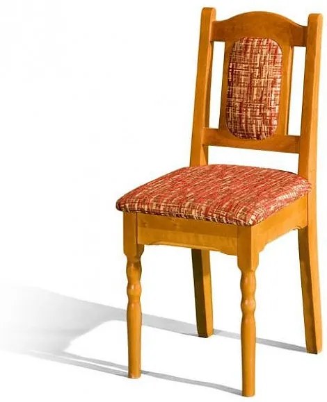 Jídelní židle Monika, masiv olše, oranž / ali 1430-28
