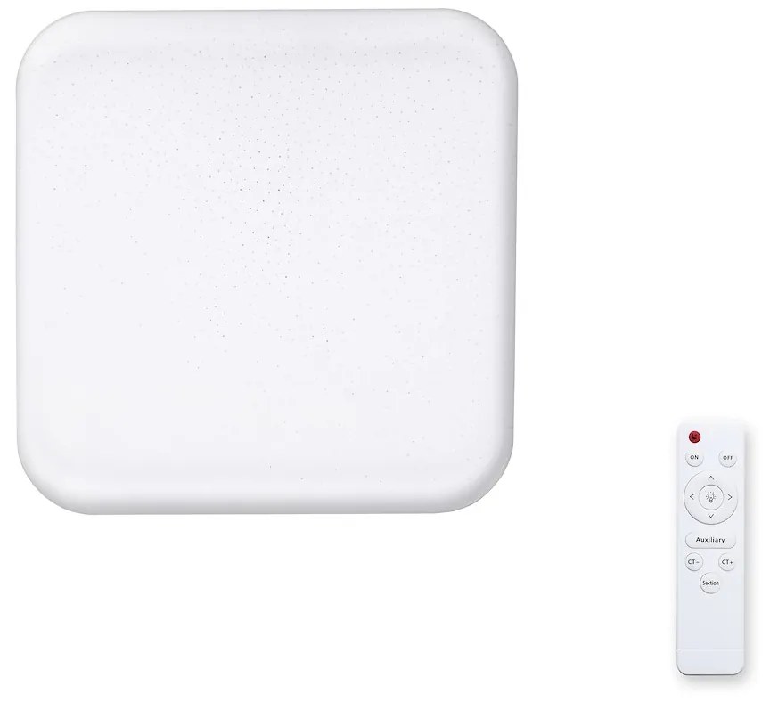 Stropní LED svítidlo Palermo, 1x LED 33w, 3000-6000k, w, s ovladačem