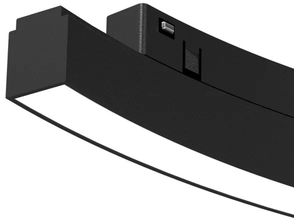 LED Svítidlo do lištového systému MAGNETIC TRACK LED/10W/48V 3000K černá