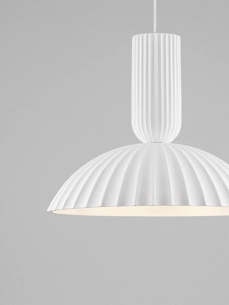 Bílé kamenné závěsné svítidlo ø 50 cm Ammos – Nova Luce