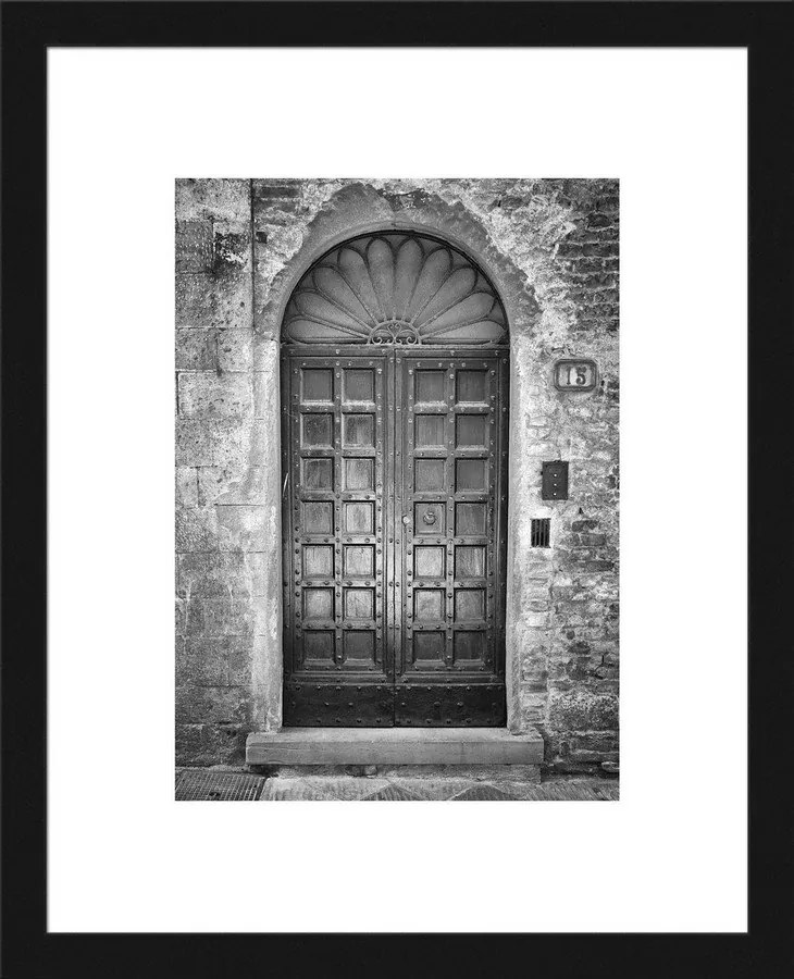 Rámovaný obraz - Domovní dveře (2)