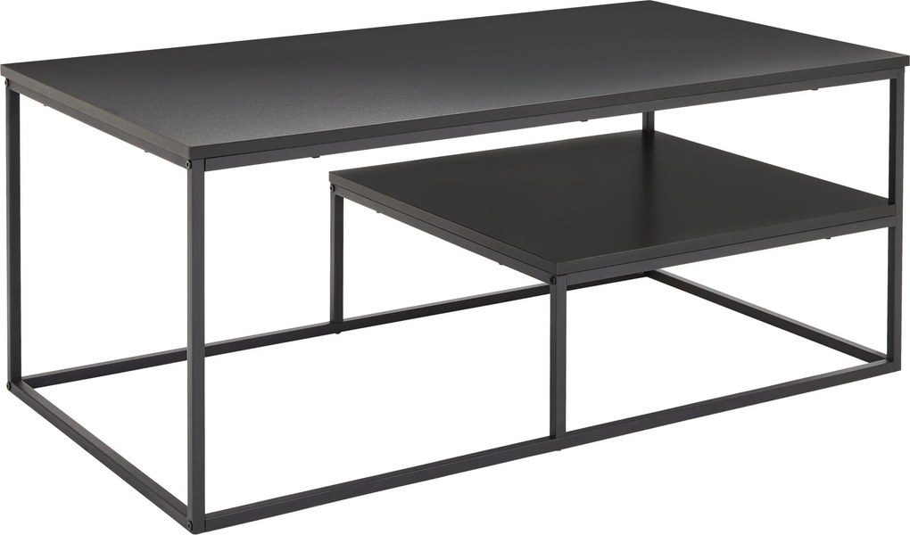 XXXLutz KONFERENČNÍ STOLEK, černá, kov, kompozitní dřevo, 110/60/45 cm MID.YOU - Konferenční stolky - 002798019803