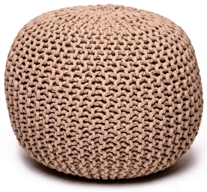 Pískově hnědý sedací puf Bonami Essentials Jagger