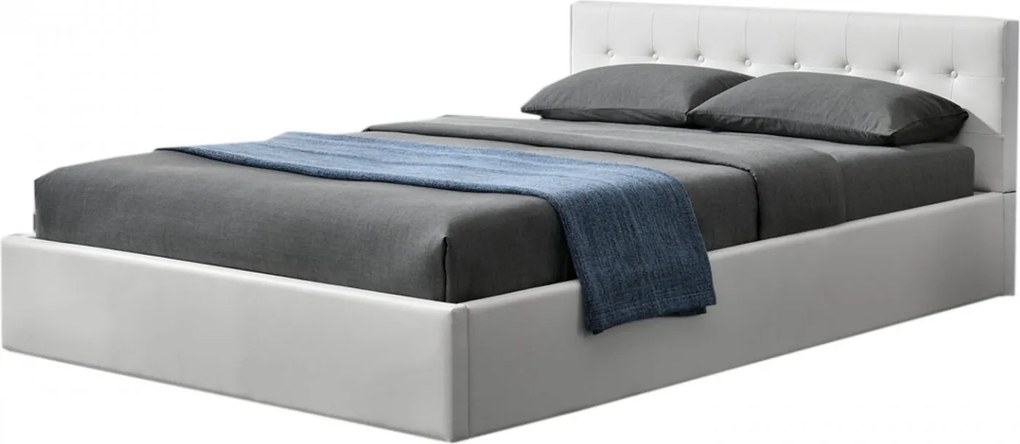 Goleto Čalouněná postel Marbella 180 x 200 cm | bílá