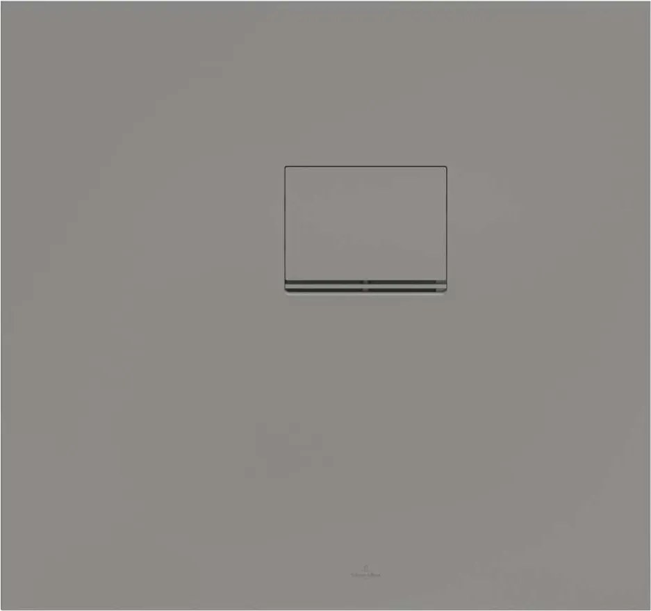 Villeroy & Boch Squaro Infinity - Sprchová vanička, 80x75 cm, šedá UDQ8075SQI2RV-3S