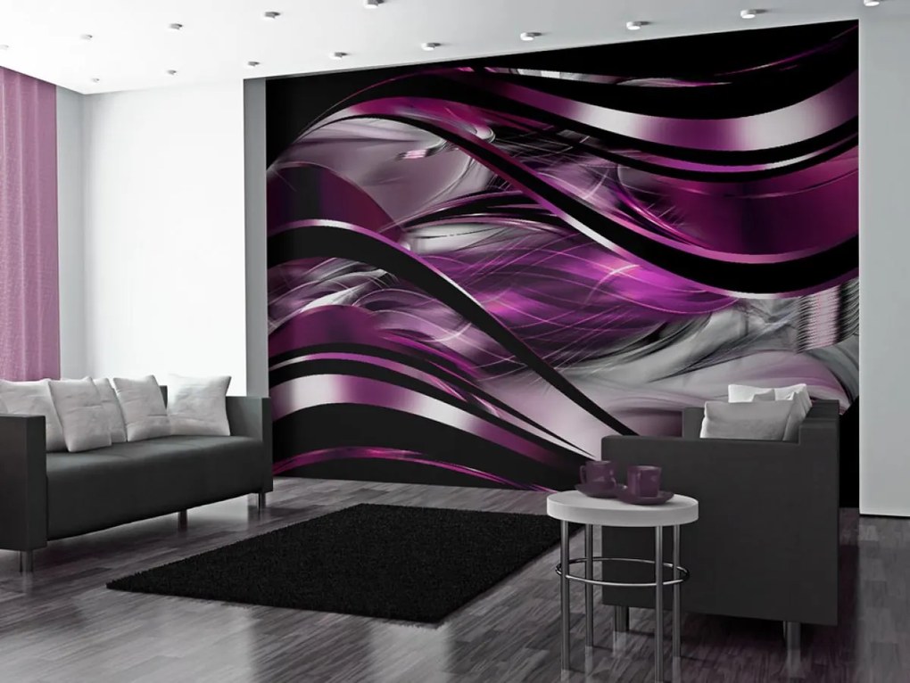 Samolepicí tapeta fialová abstrakce Velikost (šířka x výška): 147x105 cm