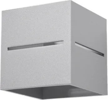 Nástěnné svítidlo SOLLUX Lobo G9 1x40W bez zdroje SL.0205 šedá