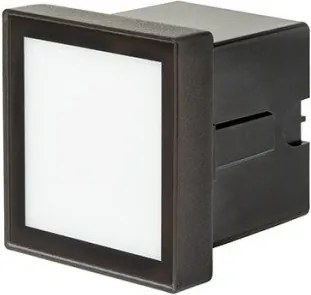 RED R12530 DEJAVU SQ 9 zápustná černá 230V LED 3.5W IP65 3000K - RED - DESIGN RENDL
