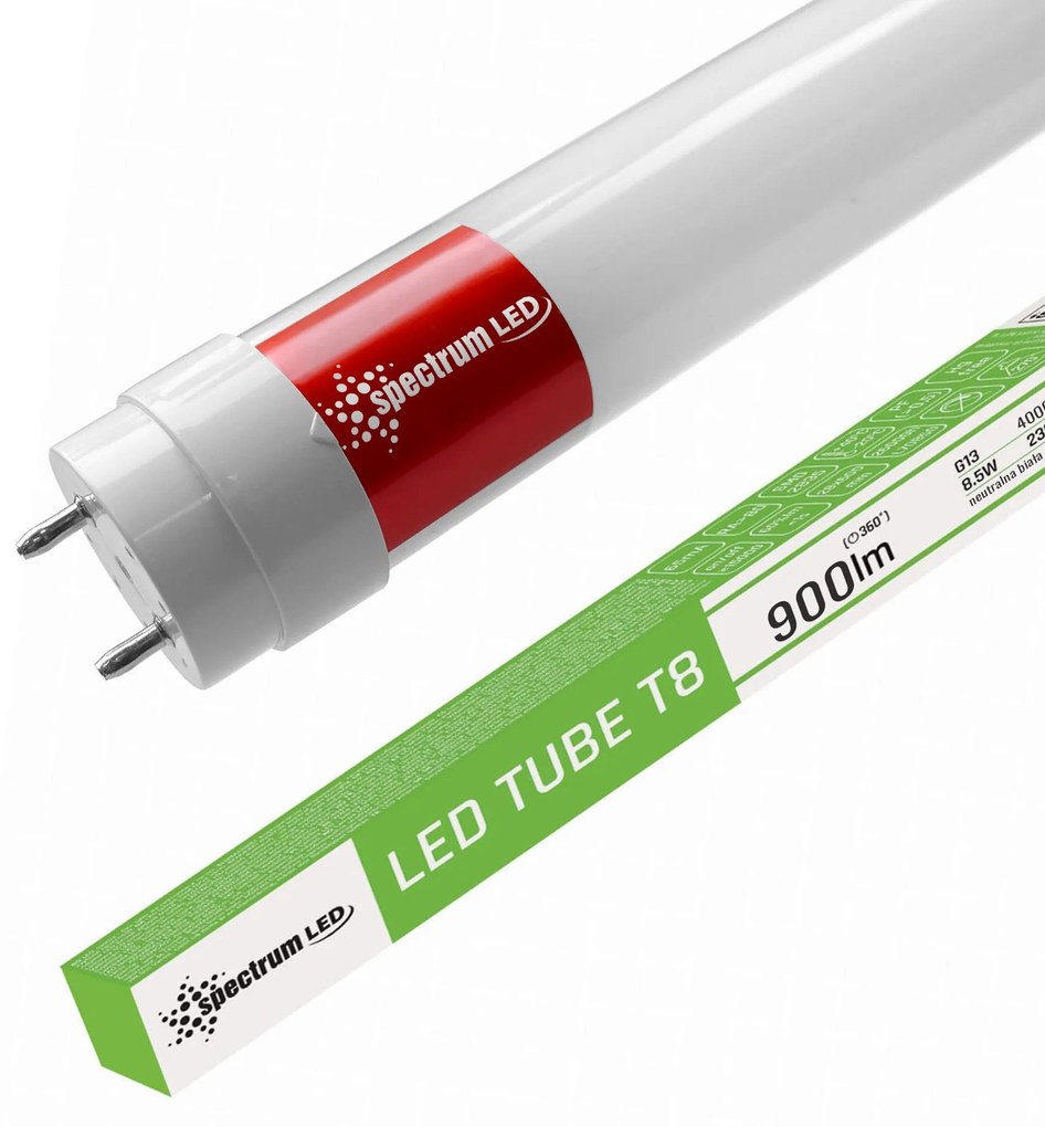 Spectrum LED LED Trubice 60 cm Neutrální bílá T8 230V 8,5W WOJ+22301
