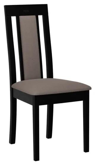 Čalouněná jídelní židle Heven XI, Barva dřeva: černý, Potah: Kronos 22