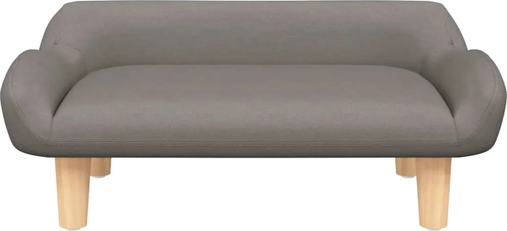 Dětská pohovka taupe 70 x 40 x 24 cm textil 3196347