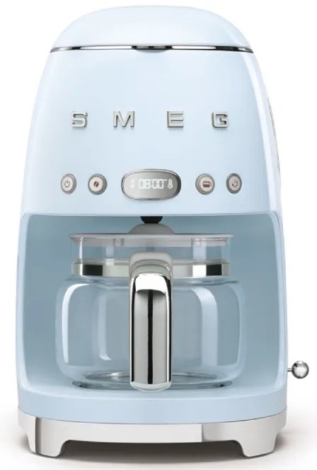 Kávovar na překapávanou kávu Smeg 50's style DCF02PBEU / 1050 W / 1,4 l / pastelově modrá