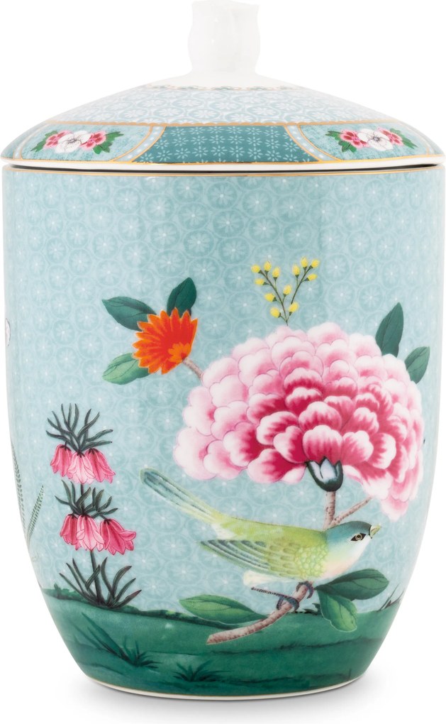 Pip Studio Blushing Birds Dóza 1500ml modra