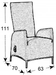 Doppler PRATO PARIS šedé - luxusní zahradní souprava 6+1