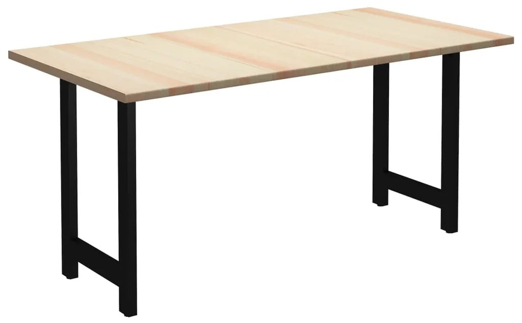 3051314 vidaXL Jídelní stůl 160 x 80 x 76 cm borové dřevo