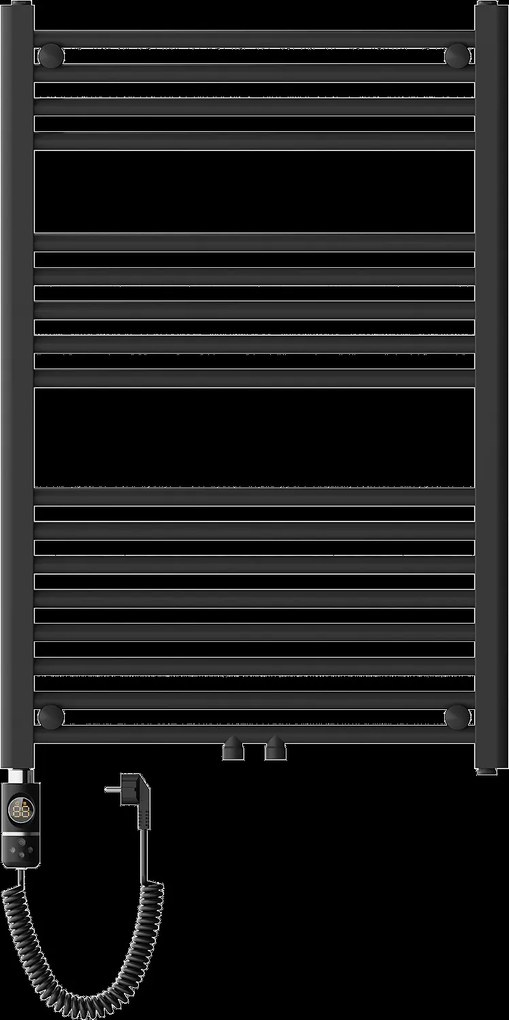Mexen Mars, elektrické topné těleso 900 x 600 mm, 600 W, černá, W110-0900-600-2600-70