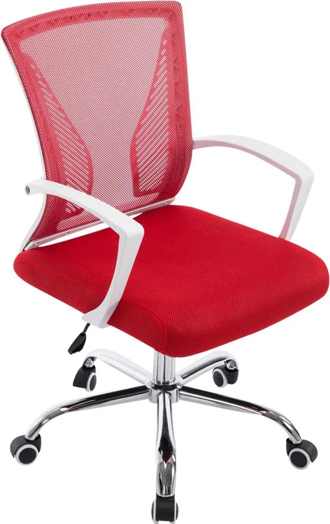 Kancelářská židle Tracy, podnož chrom Barva  Červená