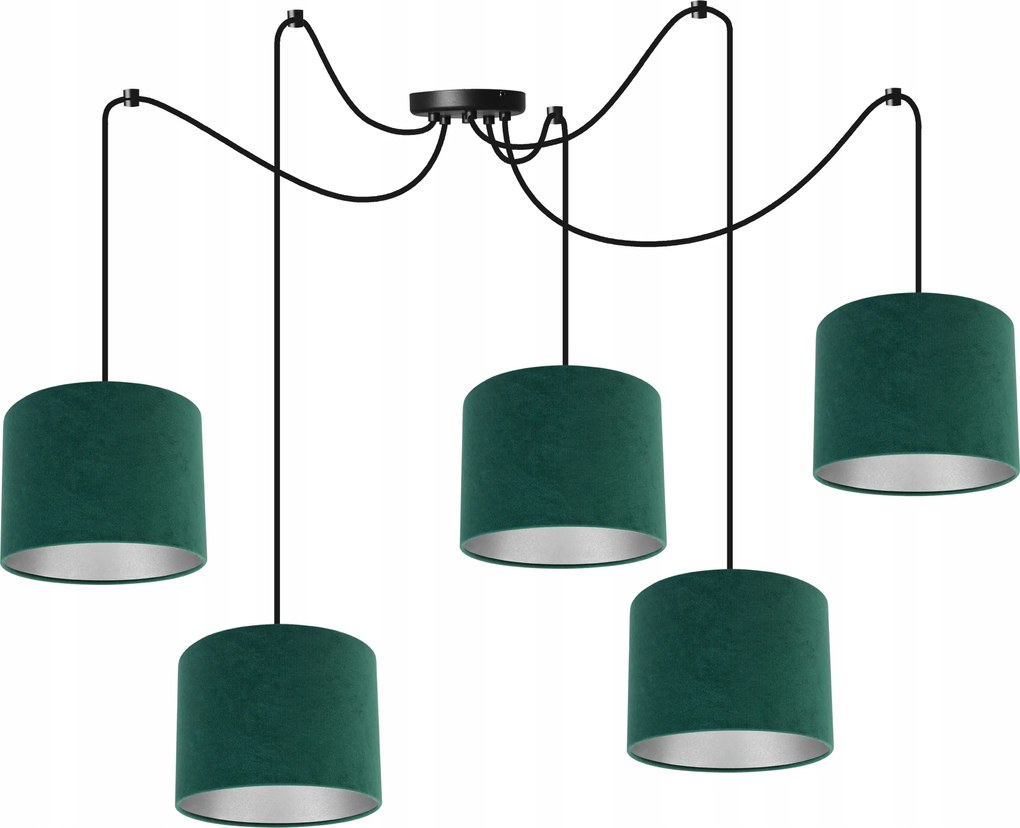 Závěsné Stropní Svítidlo Lustr Pavouk Chromové Stínidlo Loft Glamour Nad Stůl