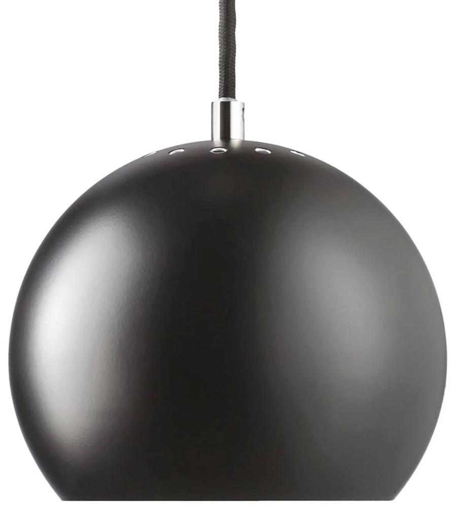 FRANDSEN Ball závěsné světlo, Ø 18 cm, černá matná