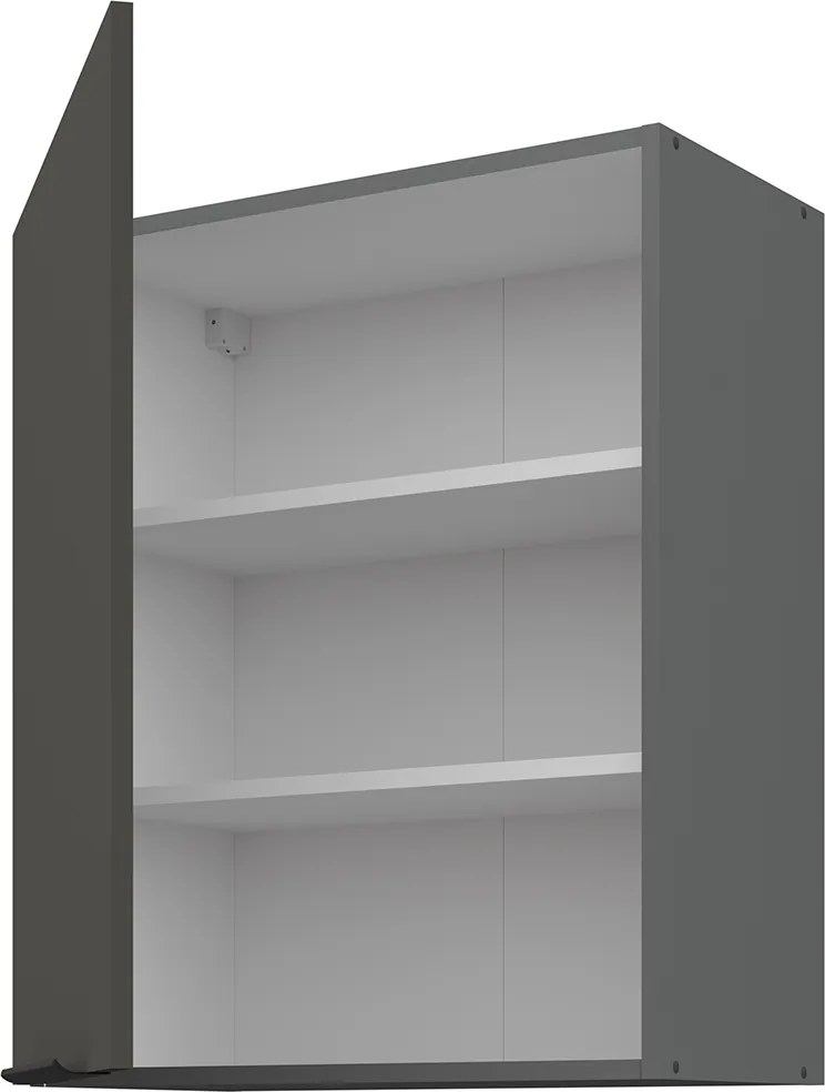 ARIA pi | horní skříňka 60 G-72 1F policová | 60 cm | ANTI FINGERPRINT povrch | antracit/šedá grafit