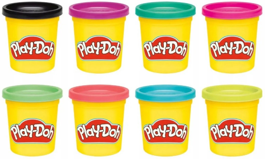 HASBRO PLAY-DOH Barevná modelína kreativní set 8 kelímků 680g 14g0513