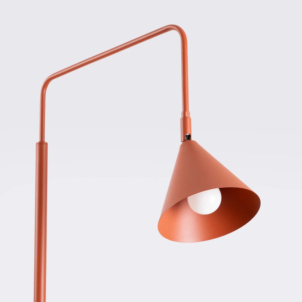 Sollux Lighting Stojací lampa NOX okrově červená
