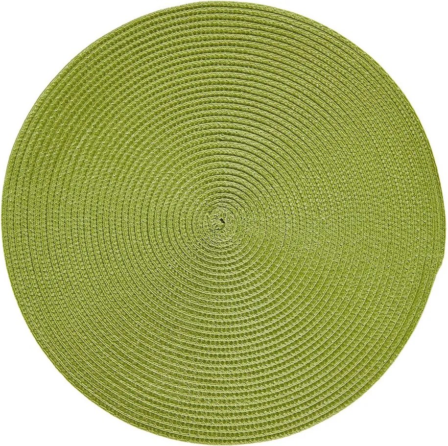AMBIENTE Prostírání kulaté 38 cm - zelená