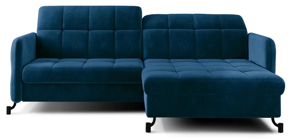 Eltap Rohová sedací souprava Lorelle Materiál a barva potahu: Kronos 09 - tmavě modrá, Orientace: pravá