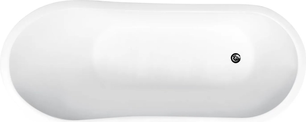 Besco GLORIA (PAOLA) 150 x 70 cm VANPAO15GLAM01 vana volně stojící zlatá Koupelny Bernold