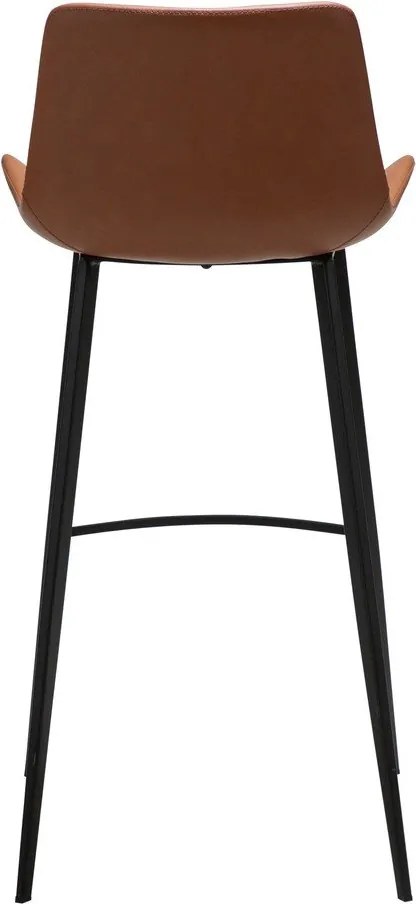 Koňakově hnědá barová židle (výška sedáku 74,5 cm) Hype – DAN-FORM Denmark