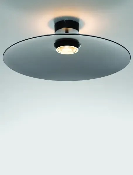 LED černo-kouřové moderní stropní svítidlo Polifemo