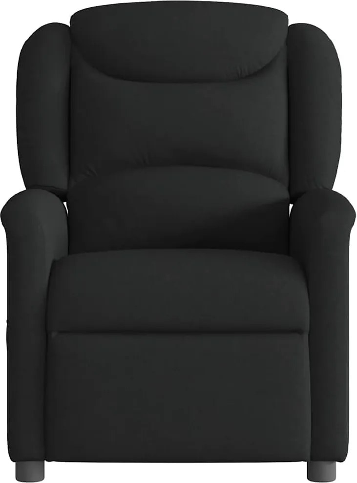 Elektrické masážní polohovací křeslo černé textil 3303186