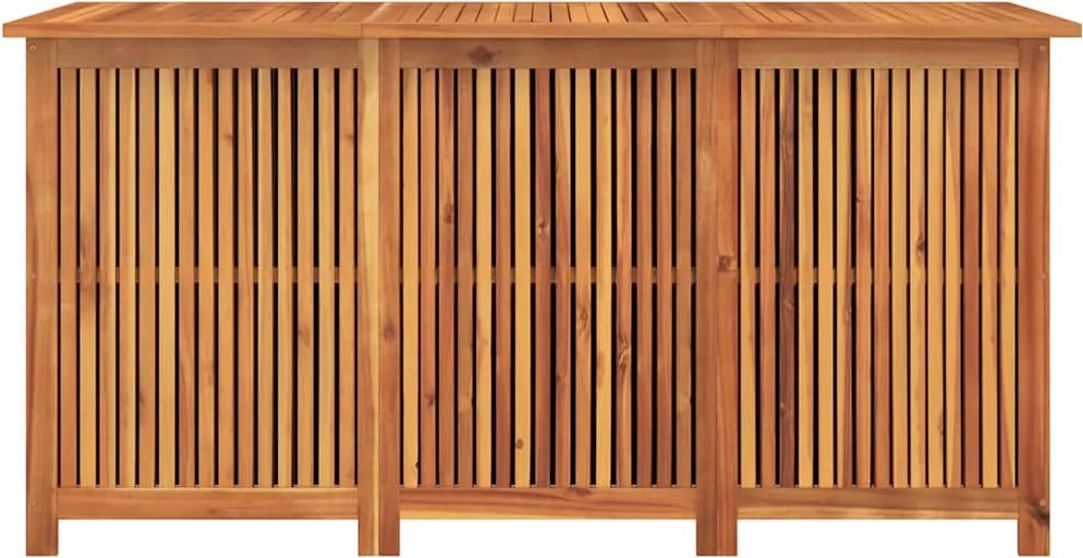 Zahradní úložný box 150 x 80 x 75 cm masivní akáciové dřevo 319707