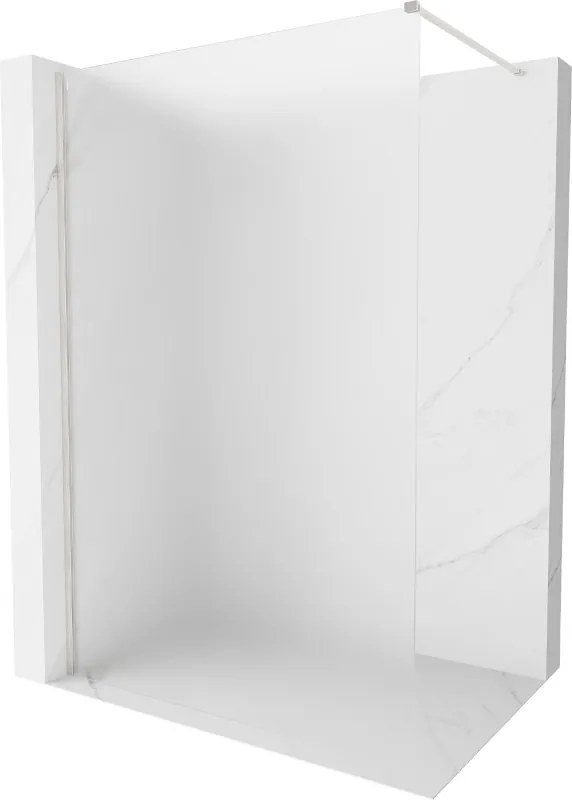 Mexen, Mexen Kioto-X sprchová stěna 80 x 200 cm, matná 10 mm, matný nikl - 800-080-101-97-30-X