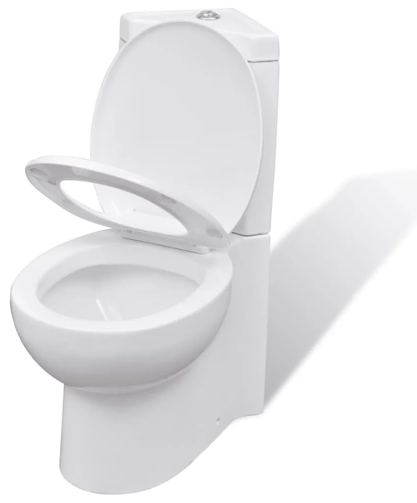 Keramická toaleta rohová bílá,  141133