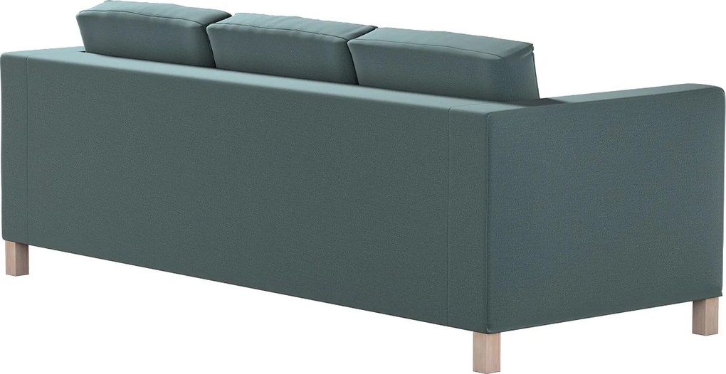 Potah na pohovku IKEA Karlanda 3-místná nerozkládací, krátký barva zelená látka sametová