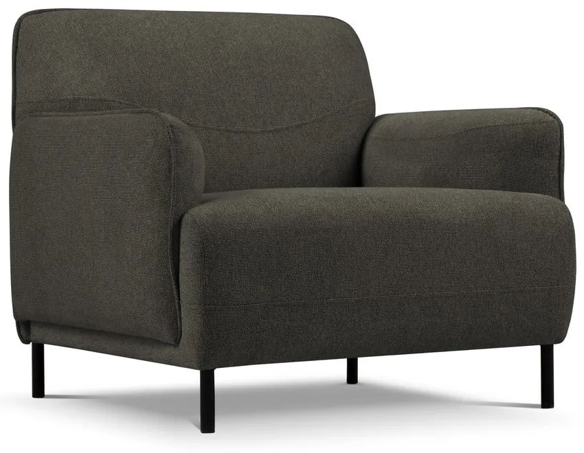 Tmavě šedé křeslo Windsor &amp; Co Sofas Neso