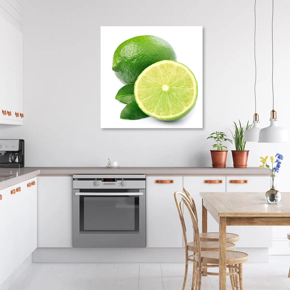 Obraz na plátně, Vápno ovoce - 40x40 cm
