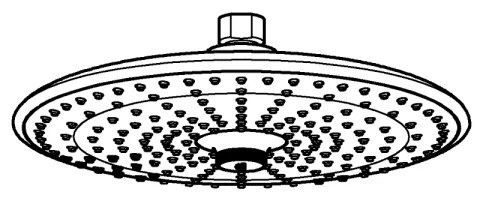 GROHE 26456000 - Hlavová sprcha EUPHORIA pr. 260 mm lesklý chrom
