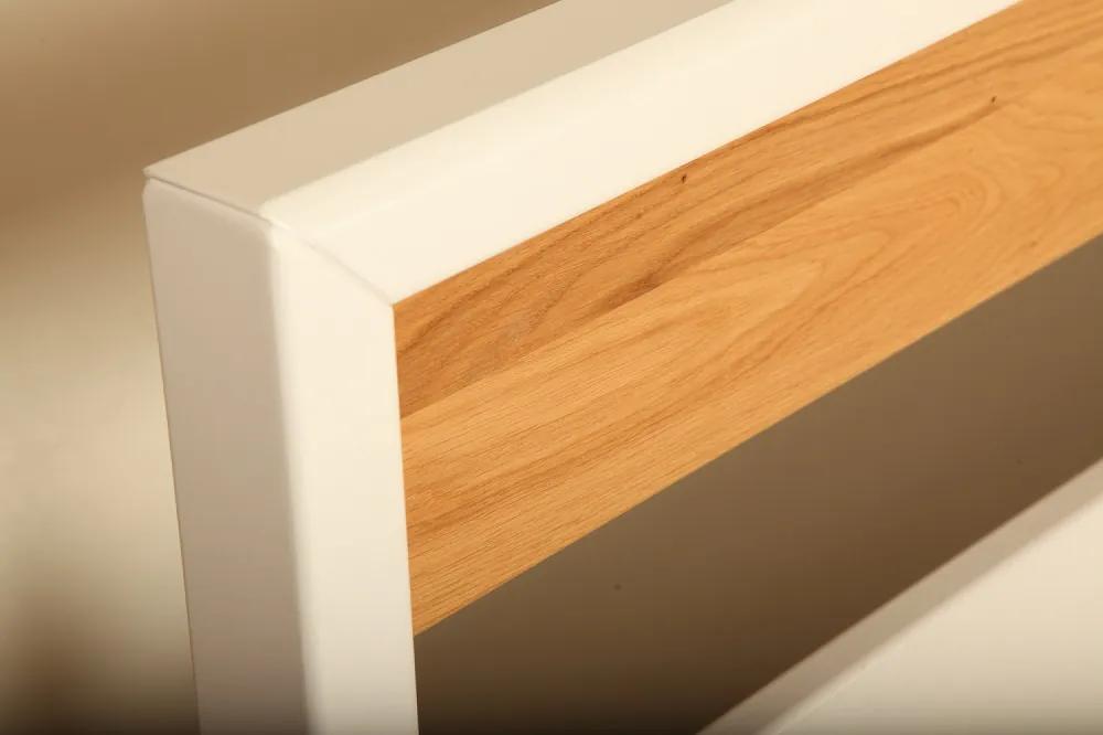 Krajča Manželská postel z masivu Moriles 160 x 200 cm Povrchová úprava: Bezbarvý olej OSMO, Druh dřeva: Dub
